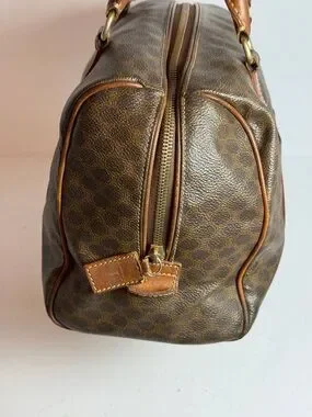 Celine | Bags | Vintage Celine Macadam Brown Monogram Coated Canvas ...